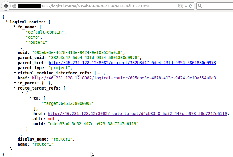 Opencontrail on the Controller side